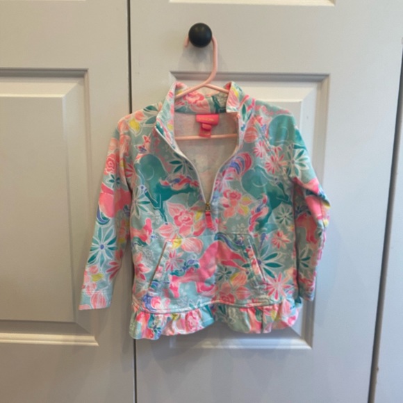 Lilly Pulitzer | Shirts & Tops | Lily Pulitzer Girls Skipper Popover ...